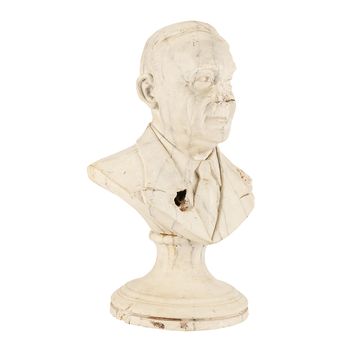 Lot # 414 : SUPERMAN II (1980) - Bullet-hit President Eisenhower Bust