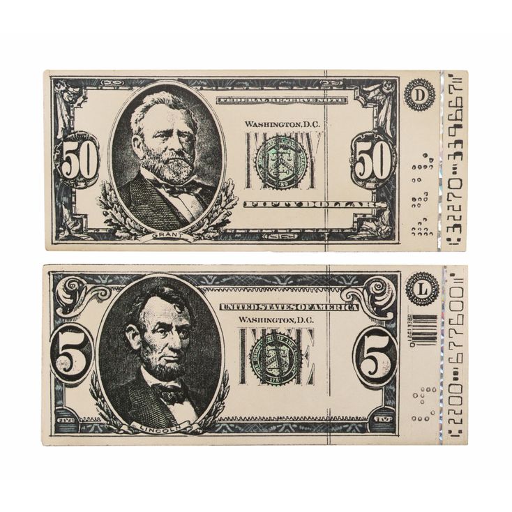 Pair of Futuristic Banknotes | BACK TO THE FUTURE PART II (1989)
