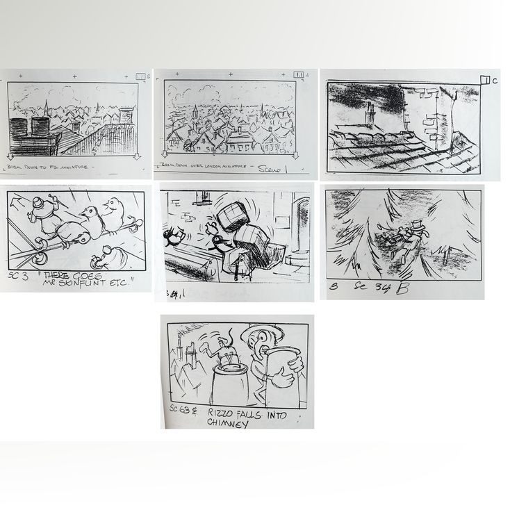 Storyboard Booklet | MUPPET CHRISTMAS CAROL, THE (1992)