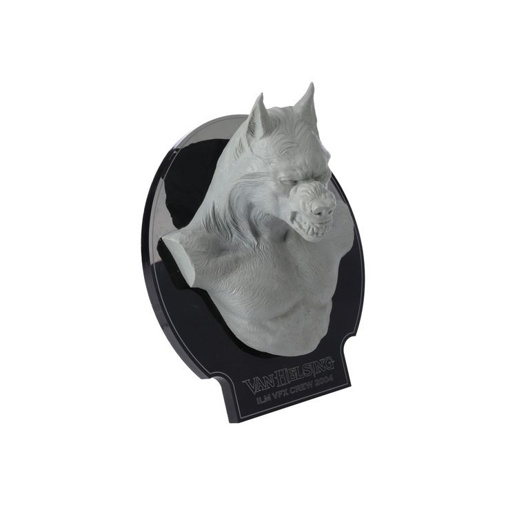 412. Industrial Light Magic (ILM) Werewolf Bust Plaque Crew Gift | VAN ...