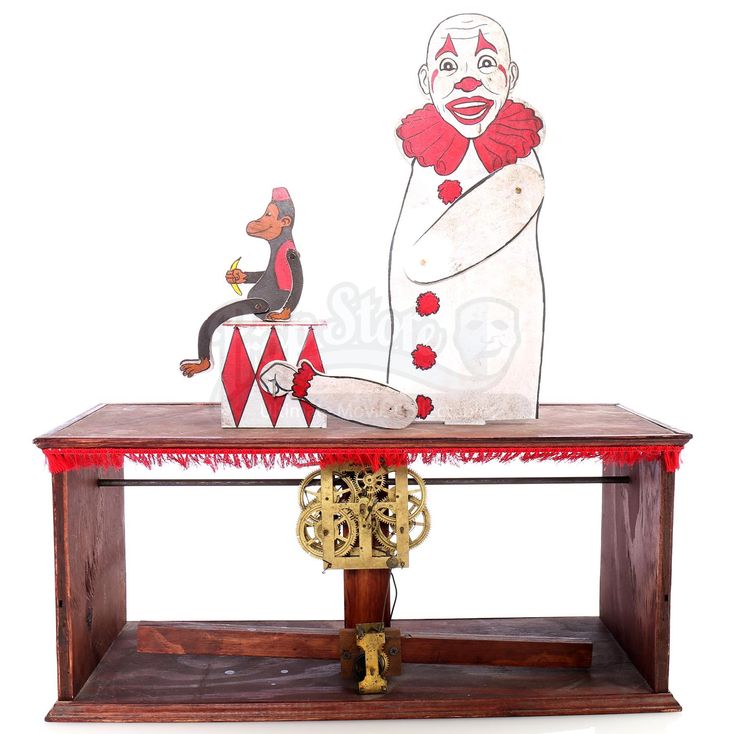 Lot 35 THE HOUSE WITH A CLOCK IN ITS WALLS - Clown and Monkey Automaton ...