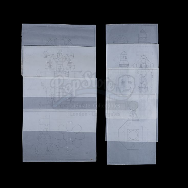 Harry Lange Hand-Drawn Pencil Space Rocket Concept Designs | SUPERMAN ...