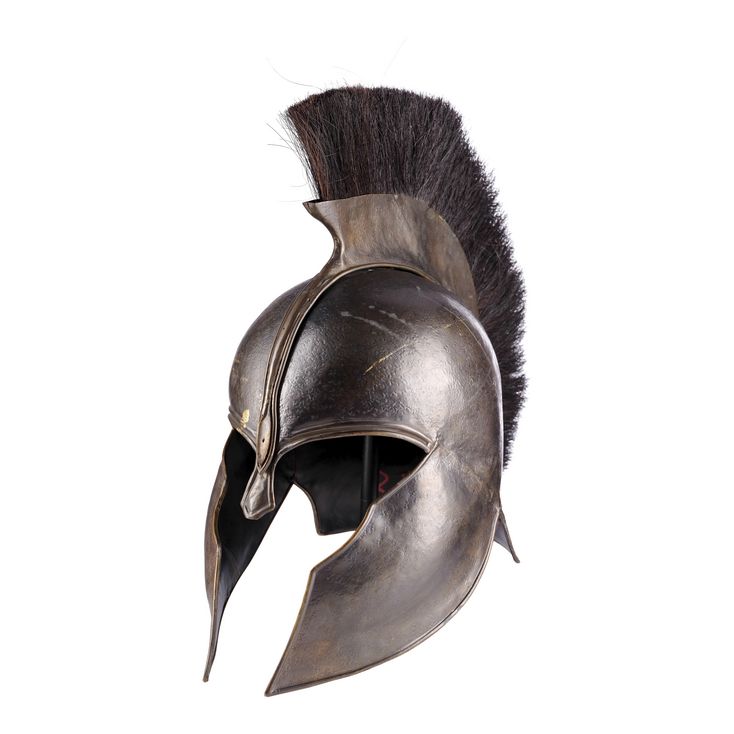 458. Achilles (Brad Pitt) Metal Rehearsal Helmet | TROY (2004)
