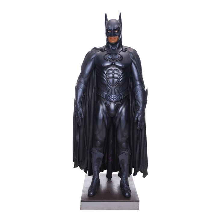 Lot 39. Batmans (George Clooney) Batsuit on Display | BATMAN & ROBIN (1997)