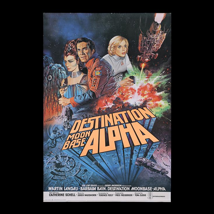 British One-Sheet Poster | DESTINATION MOON BASE ALPHA (1978)