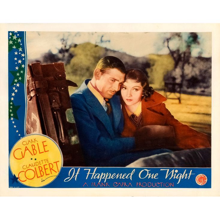 207. IT HAPPENED ONE NIGHT - Lobby Card Lobby Card (11 x 14) Fine | IT ...