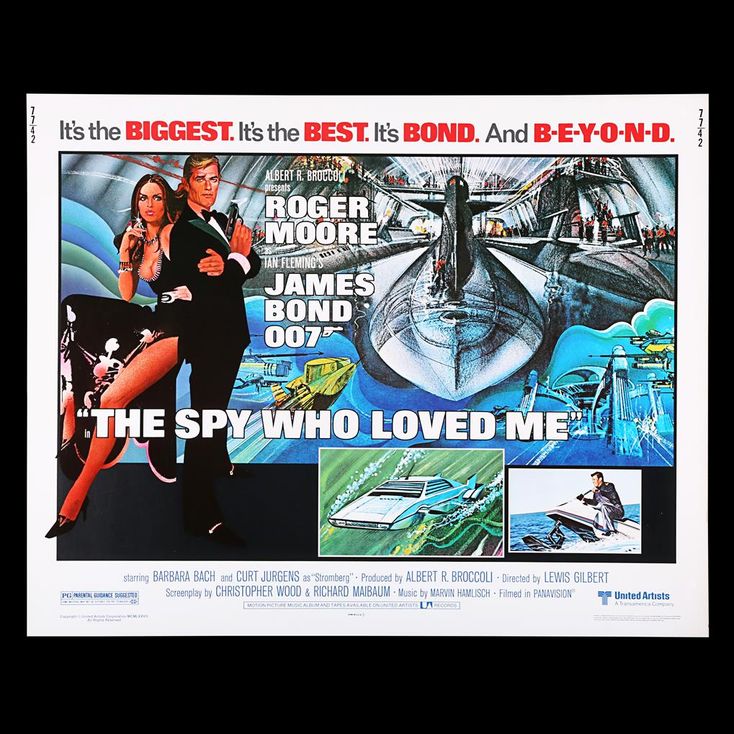 US Half-Sheet Poster, 1977 | SPY WHO LOVED ME, THE (1977)