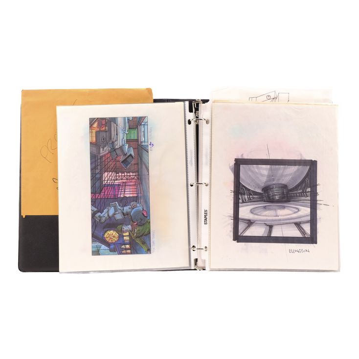 Lot 567 - Production Binder with Hand-Drawn Artwork, Production ...