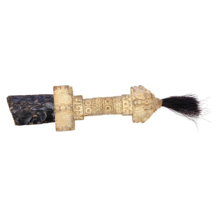 24. Zero Wolfs (Raoul Trujillo) SFX Obsidian-Bladed Knife | APOCALYPTO ...