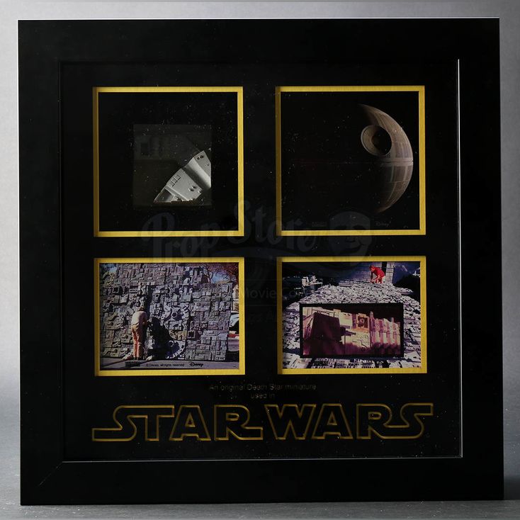 Death Star Model Panel Framed Display | STAR WARS: A NEW HOPE (1977)