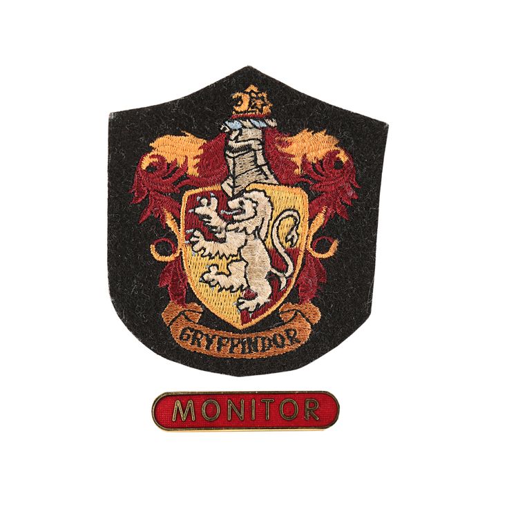 Gryffindor House Patch and Monitor Badge | HARRY POTTER AND THE DEATHLY ...