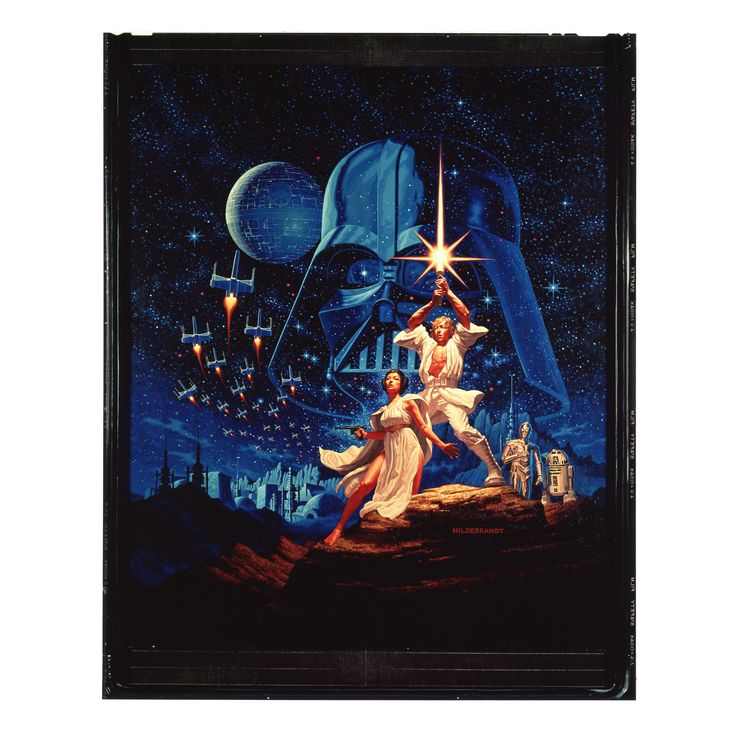 Lot #342 - STAR WARS: A NEW HOPE (1977) - US One-Sheet Hildebrandt ...