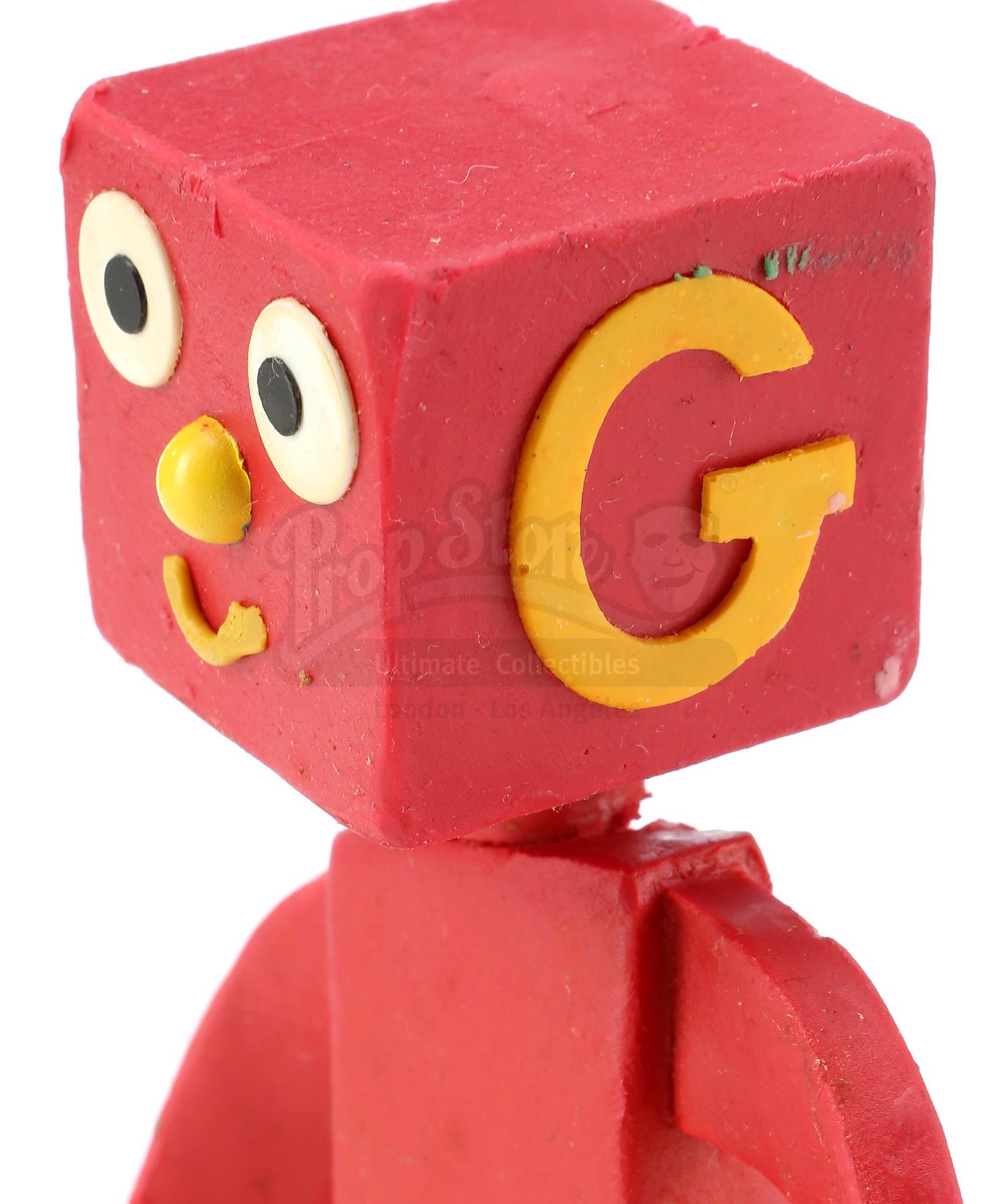 Blockhead G Clay Puppet | GUMBY'S ADVENTURES (T.V. SERIES, 1988 - 2002)