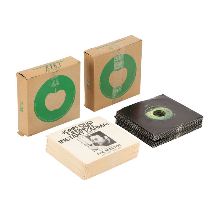 Lot 462. Set of 25 7-inch Instant Karma Singles and 18 Oh My My Singles ...