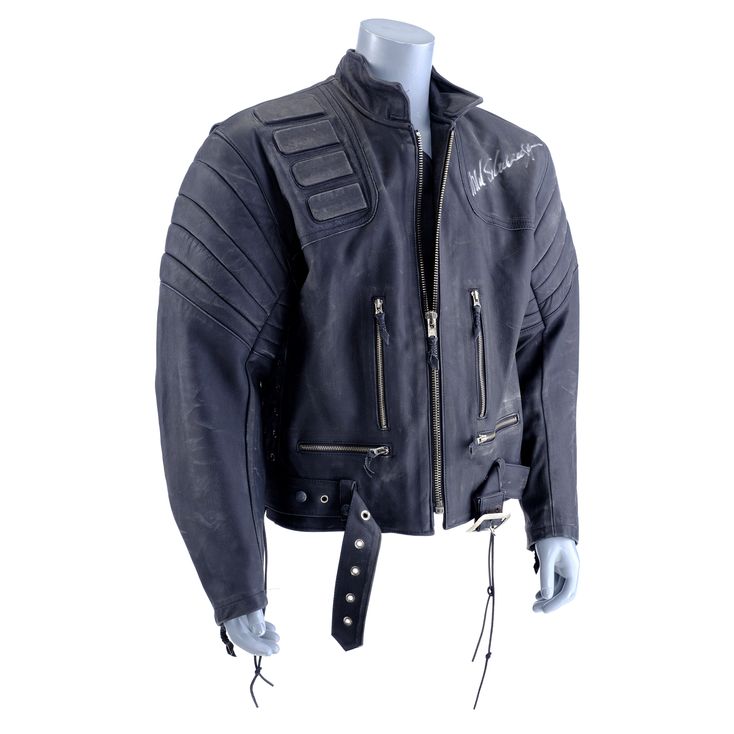 Lot 421 - Autographed Terminator (Arnold Schwarzenegger) Jacket ...