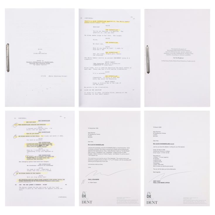 586. The Alan Rickman Archive Bound Personal Highlighted Shooting ...