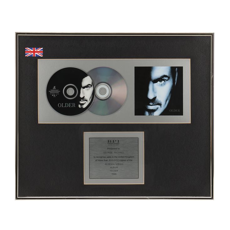 Lot 520. Older Platinum CD Award | GEORGE MICHAEL