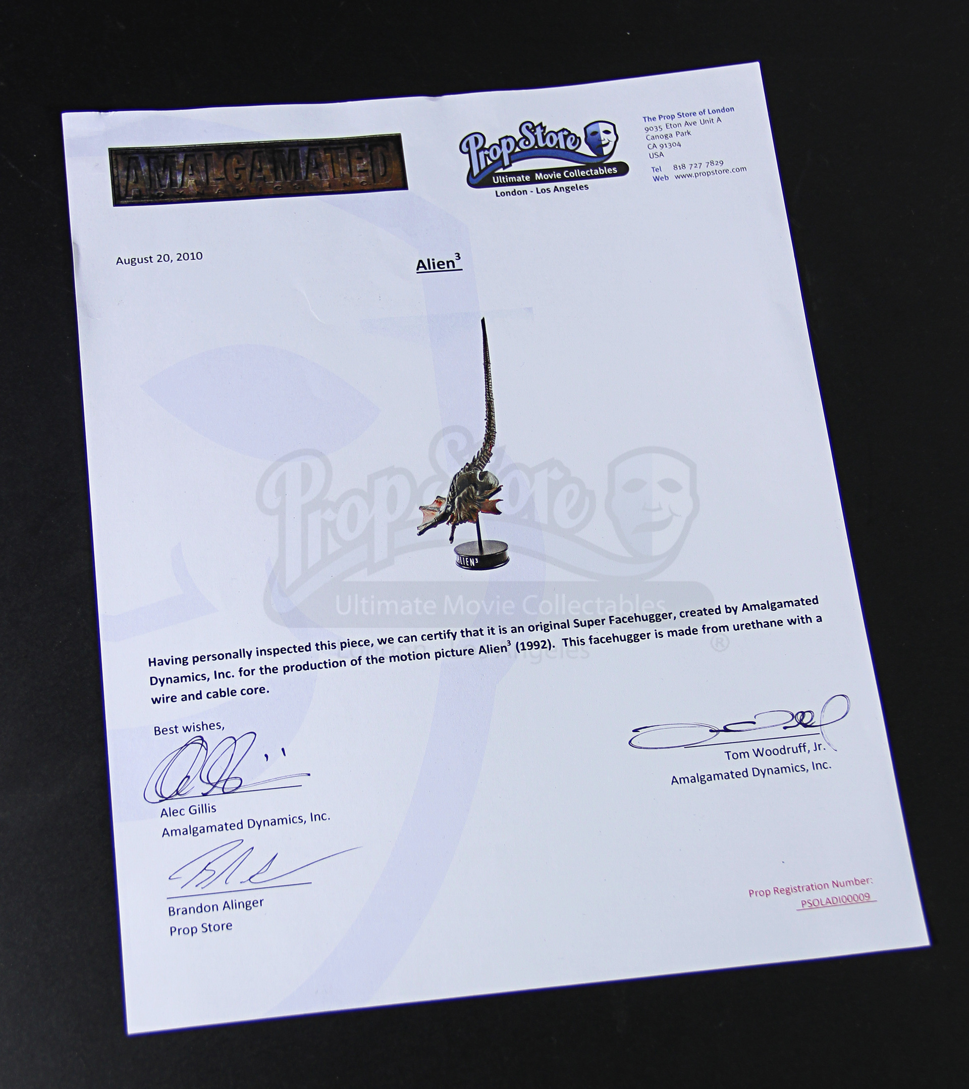 Super Facehugger Display | ALIEN3 (1992)