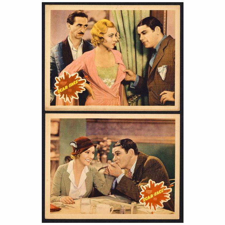 334. SCARFACE (1932) Lobby Cards (2) (11 x 14) Very Fine | SCARFACE (1932)