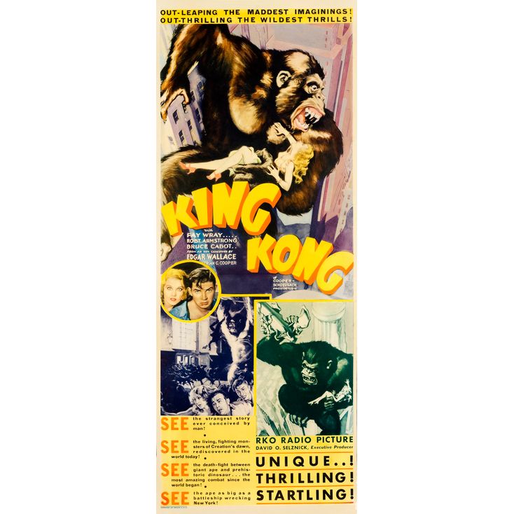 242. Insert (14 x 36 ); Fine on Paper ### KING KONG (1933)