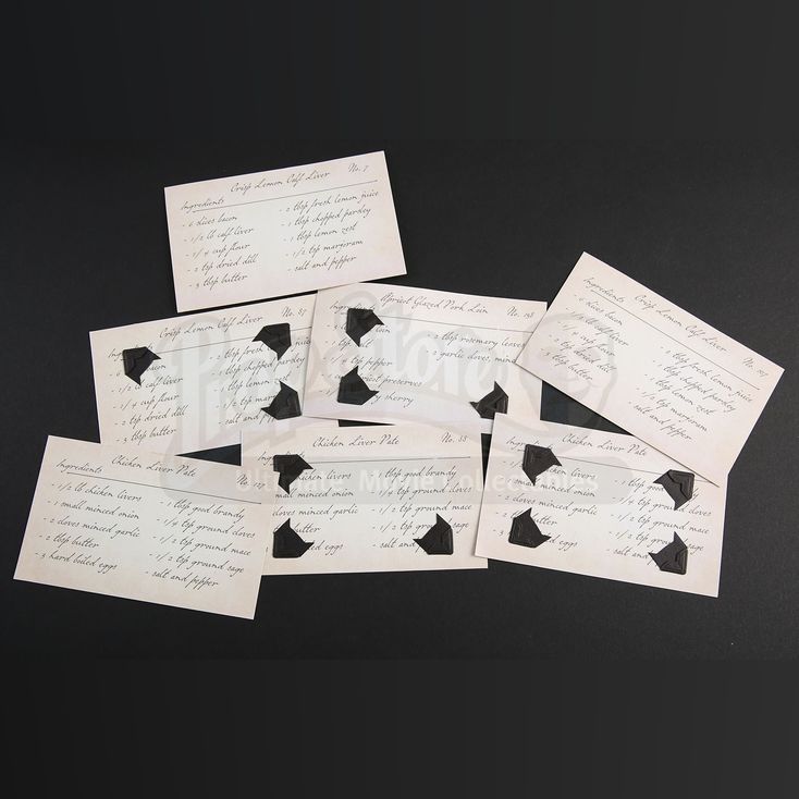 Hannibal Lecters (Mads Mikkelsen) Recipe Cards | HANNIBAL (T.V. SERIES ...