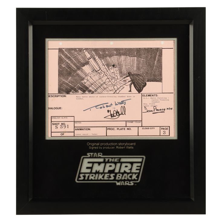 978. Dave Prowse, Mark Hamill and Robert Watts-Autographed Luke Versus ...