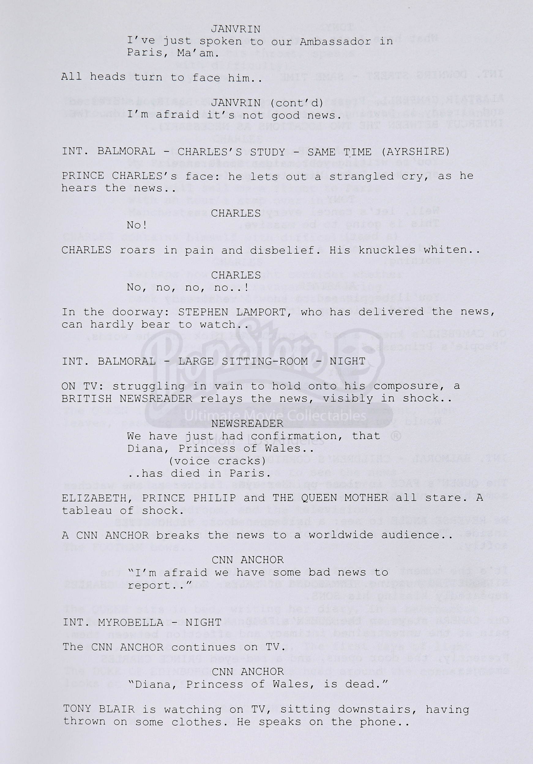 Presentation Copy Script | Prop Store - Ultimate Movie Collectables