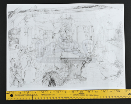 Legend Concept Art - Cottage Interior | Prop Store - Ultimate Movie ...