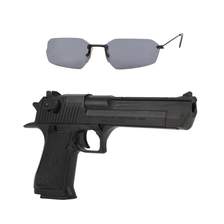 Lot 283. Agent Smiths (Hugo Weaving) Stunt Desert Eagle and Sunglasses ...