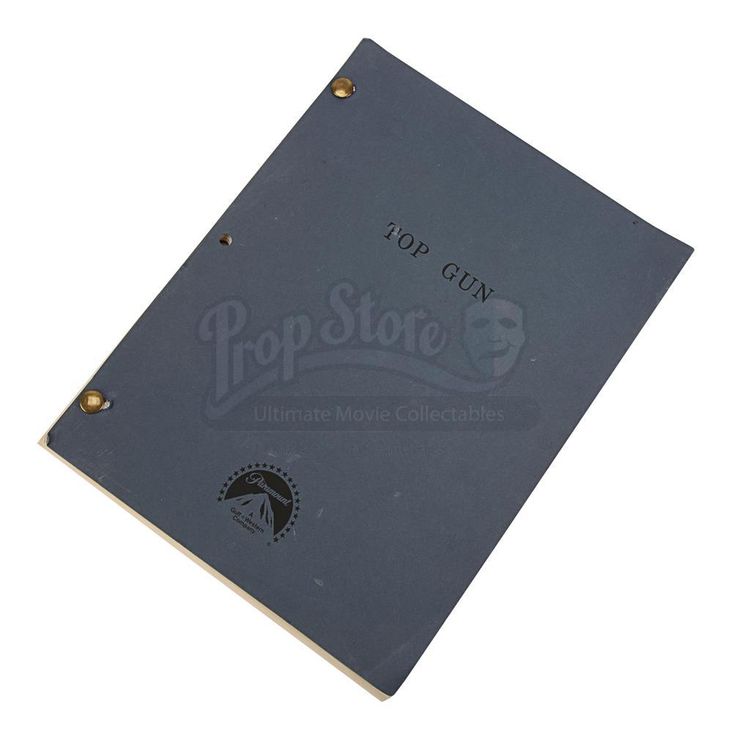 Revised Second Draft Production-Used Script | TOP GUN (1986)