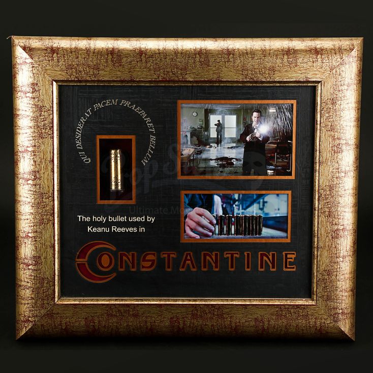 John Constantines (Keanu Reeves) Holy Shotgun Shell Display ...
