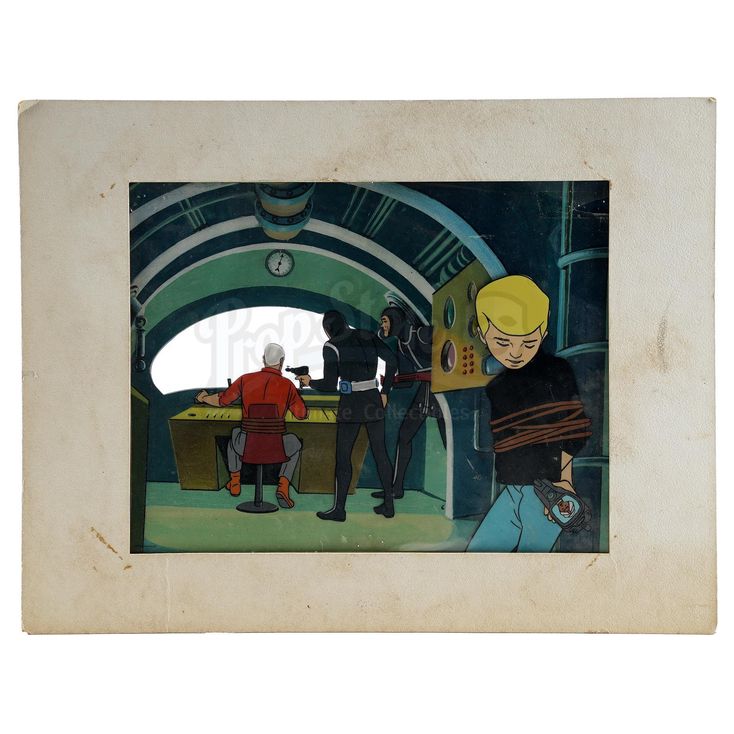 Hand-Painted Jonny Quest (Tim Matheson) Animation Cel | JONNY QUEST (1964)