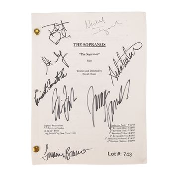 Lot # 1270 : SOPRANOS, THE (T.V. SERIES, 1999 - 2007) - Cast ...