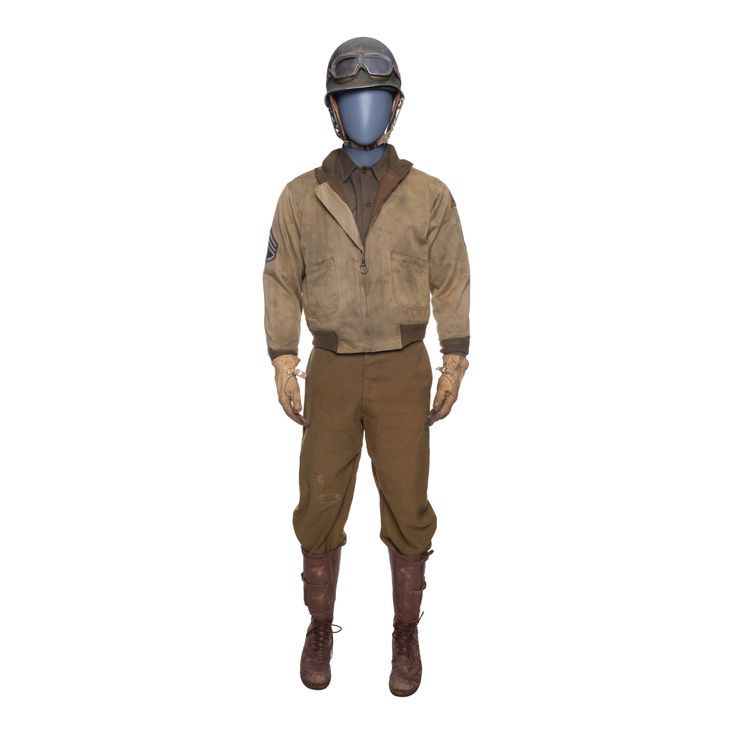 Lot 136. Don Wardaddy Colliers (Brad Pitt) Tank Commander Costume with ...