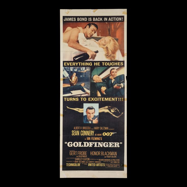 US Insert, 1964 | JAMES BOND: GOLDFINGER (1964)