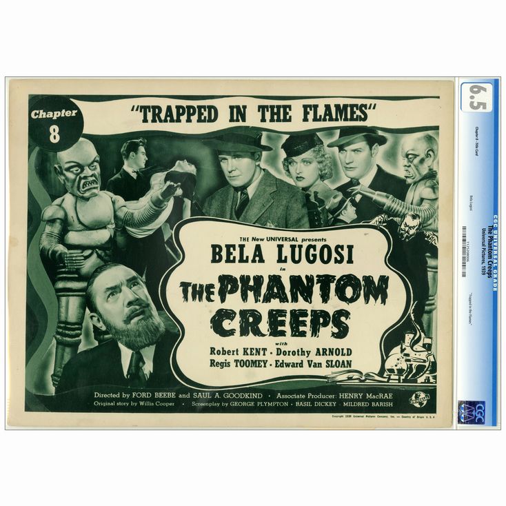 Lot 561 CGC Graded Lobby Card (11 x 14) Fine | PHANTOM CREEPS, THE (1939)