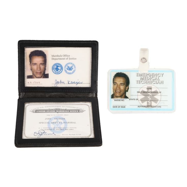 Lot # 1092: ERASER (1996) - John Kruger's (Arnold Schwarzenegger ...