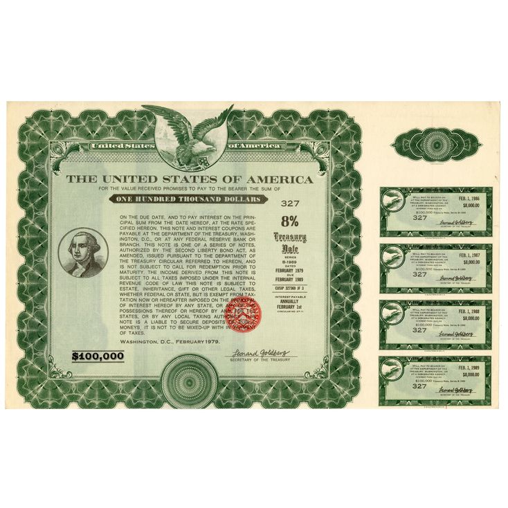 Lot 844 - U.S. Treasury Note | DIE HARD (1988)