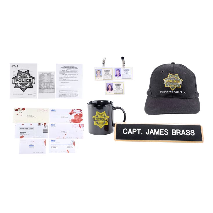 Police Items and Set Dressing | CSI: CRIME SCENE INVESTIGATION (2000)