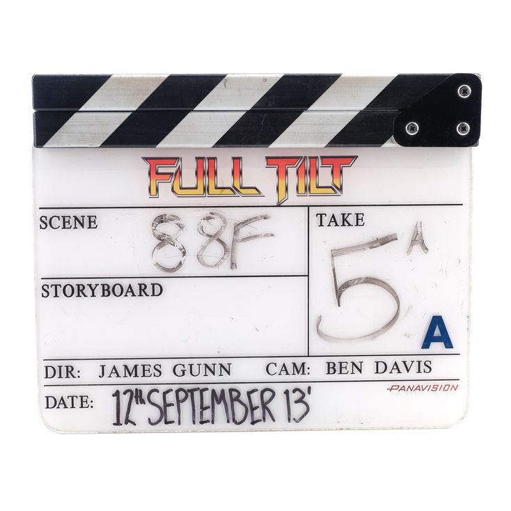 Lot 239 - Full Tilt Clapperboard | GUARDIANS OF THE GALAXY (2014)