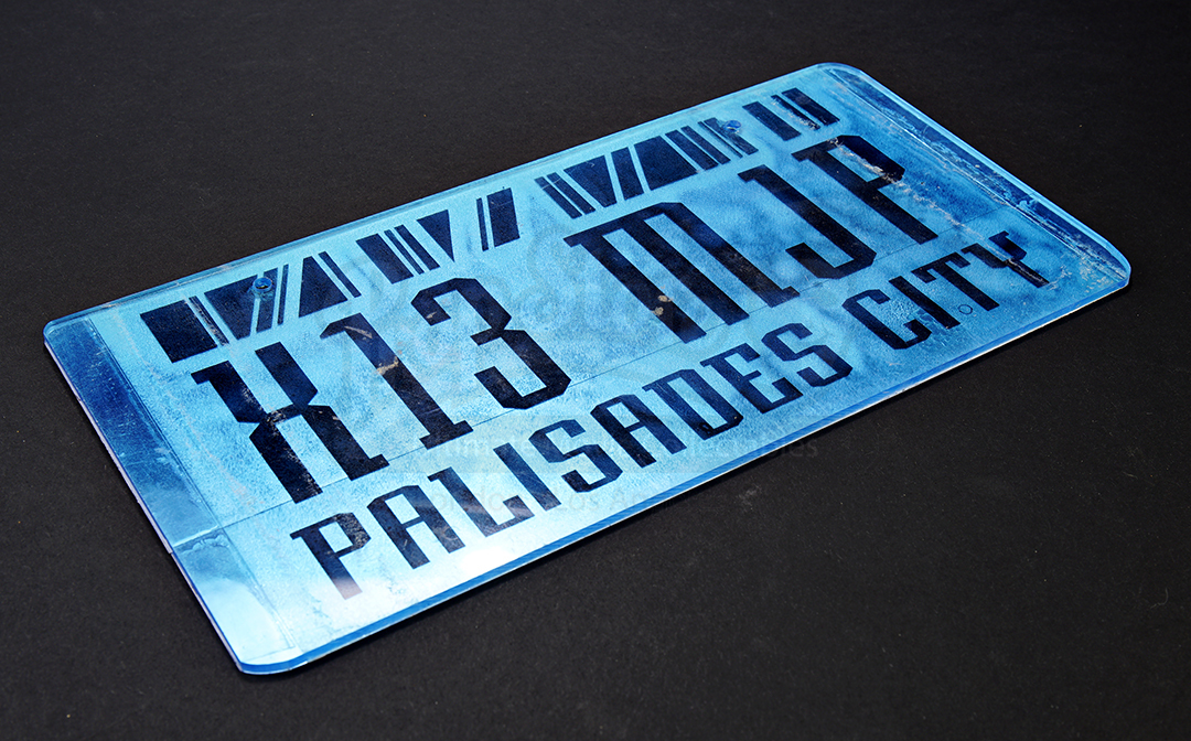 Palisades City License Plate | Prop Store - Ultimate Movie Collectables