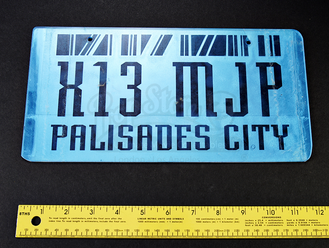 Palisades City License Plate | Prop Store - Ultimate Movie Collectables