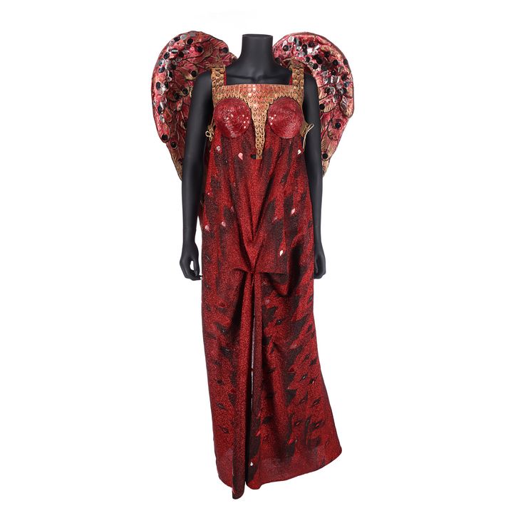 Lot #1074: FLASH GORDON (1980) - Red Hawkwoman Costume