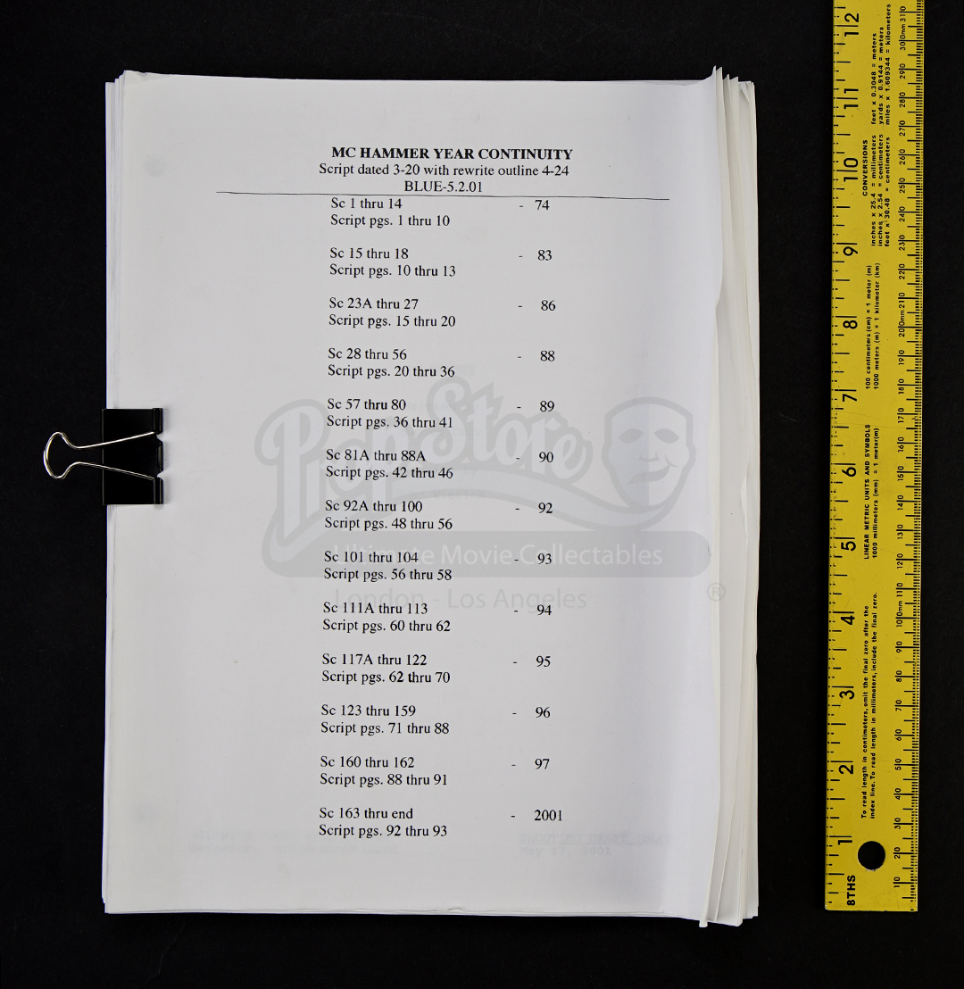 Script | Prop Store - Ultimate Movie Collectables