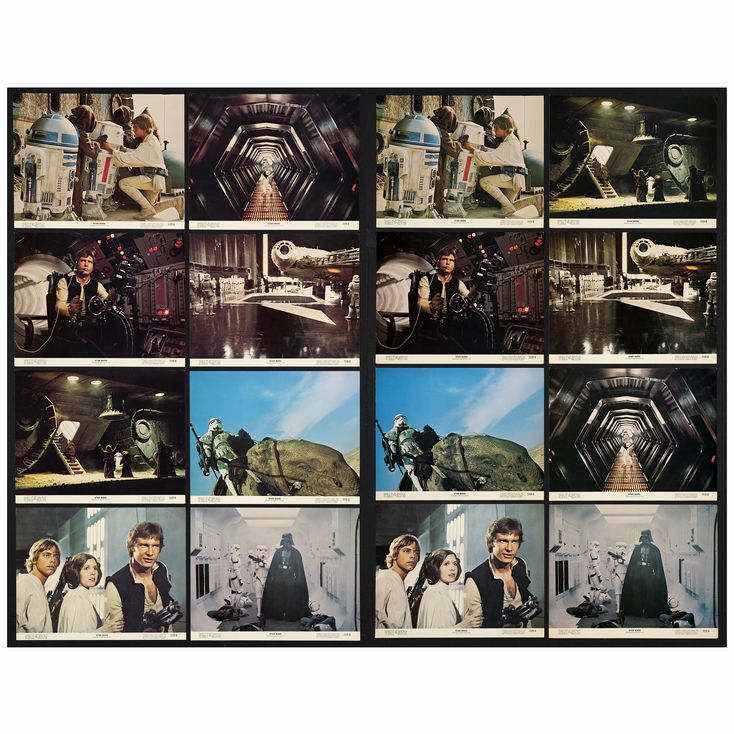 762. Lobby Card Sets (2) (11 x 14 ); Near Mint ### STAR WARS: A NEW ...