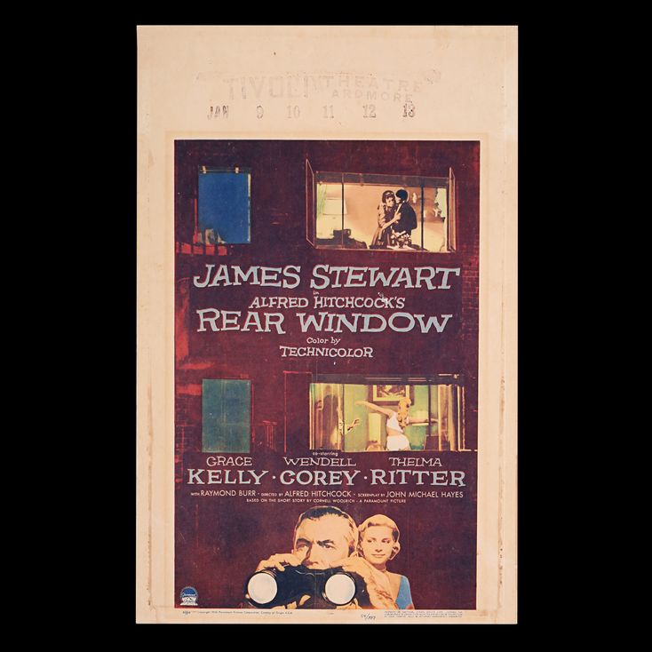 US Window Card, 1954 | REAR WINDOW (1954)