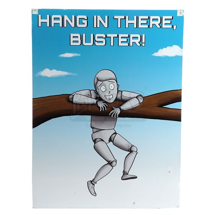 Hang In Buster Poster from MythBusters Jr. | MYTHBUSTERS (2003-0)