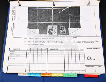 Binder of VFX Boards | Prop Store - Ultimate Movie Collectables