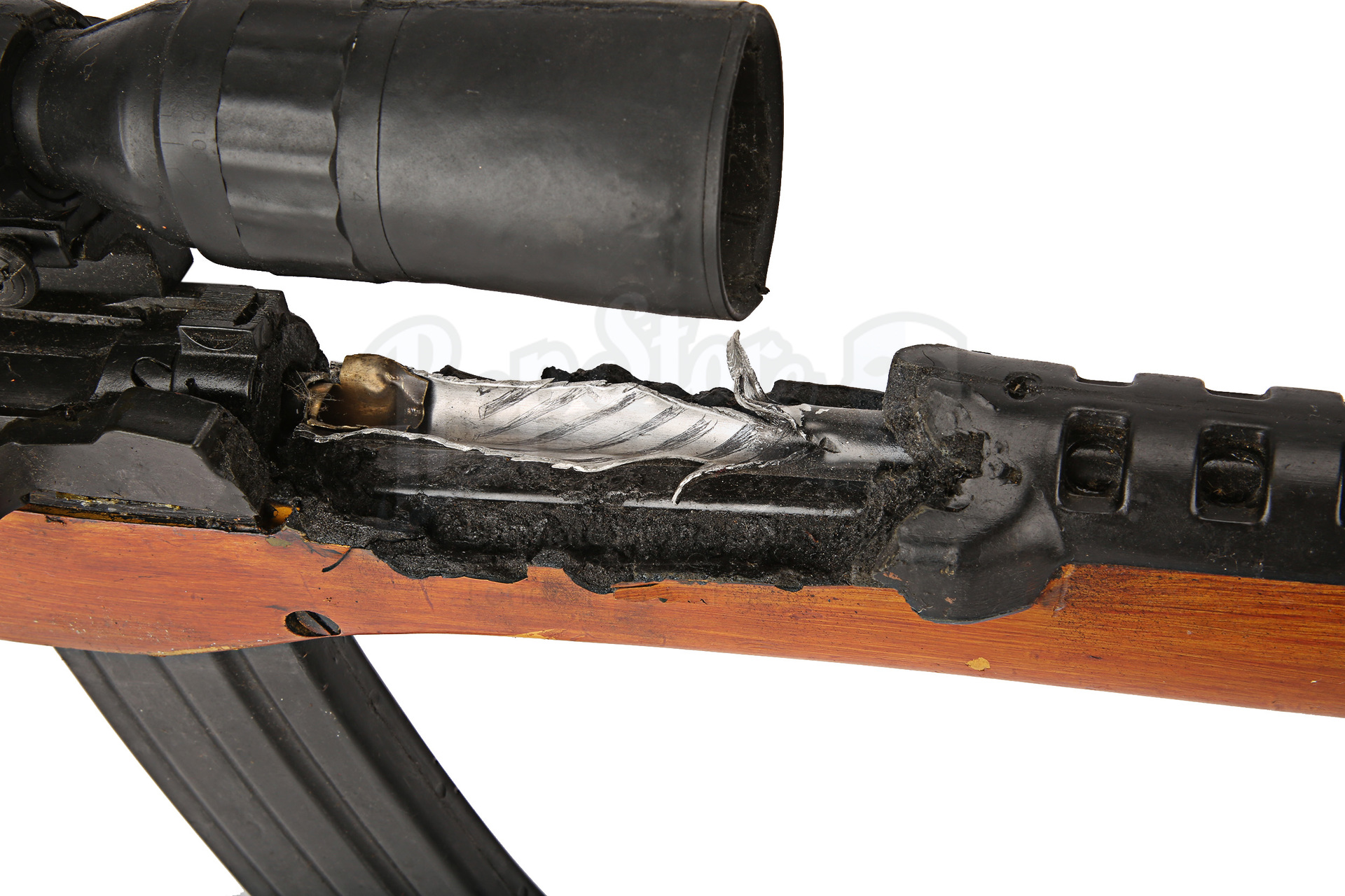 Exploded Stunt Rifle | Prop Store - Ultimate Movie Collectables