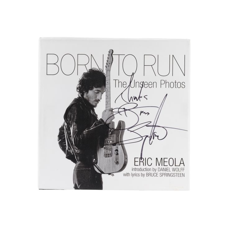 Lot # 491: BRUCE SPRINGSTEEN - Bruce Springsteen-autographed Born to ...